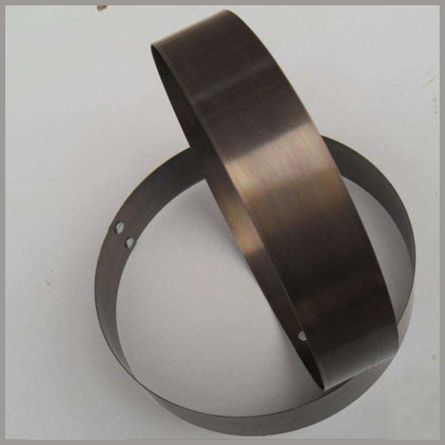 Carbon steel snap band strips