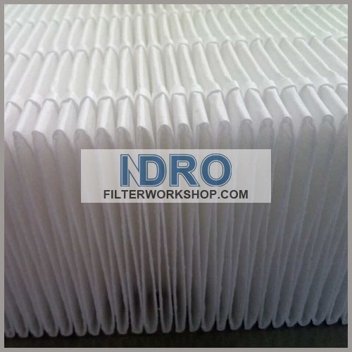 pleated air filter pleating and gluing machine production line