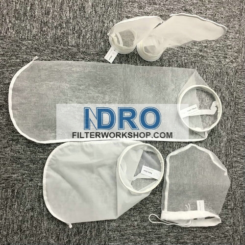 30-33-42-50-52-55-60-75 micron(µm) NMO Monofilament Nylon Mesh Filter Bags