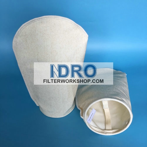 1-15micron(µm) Aramid Nomex Felt Filter Bags Socks